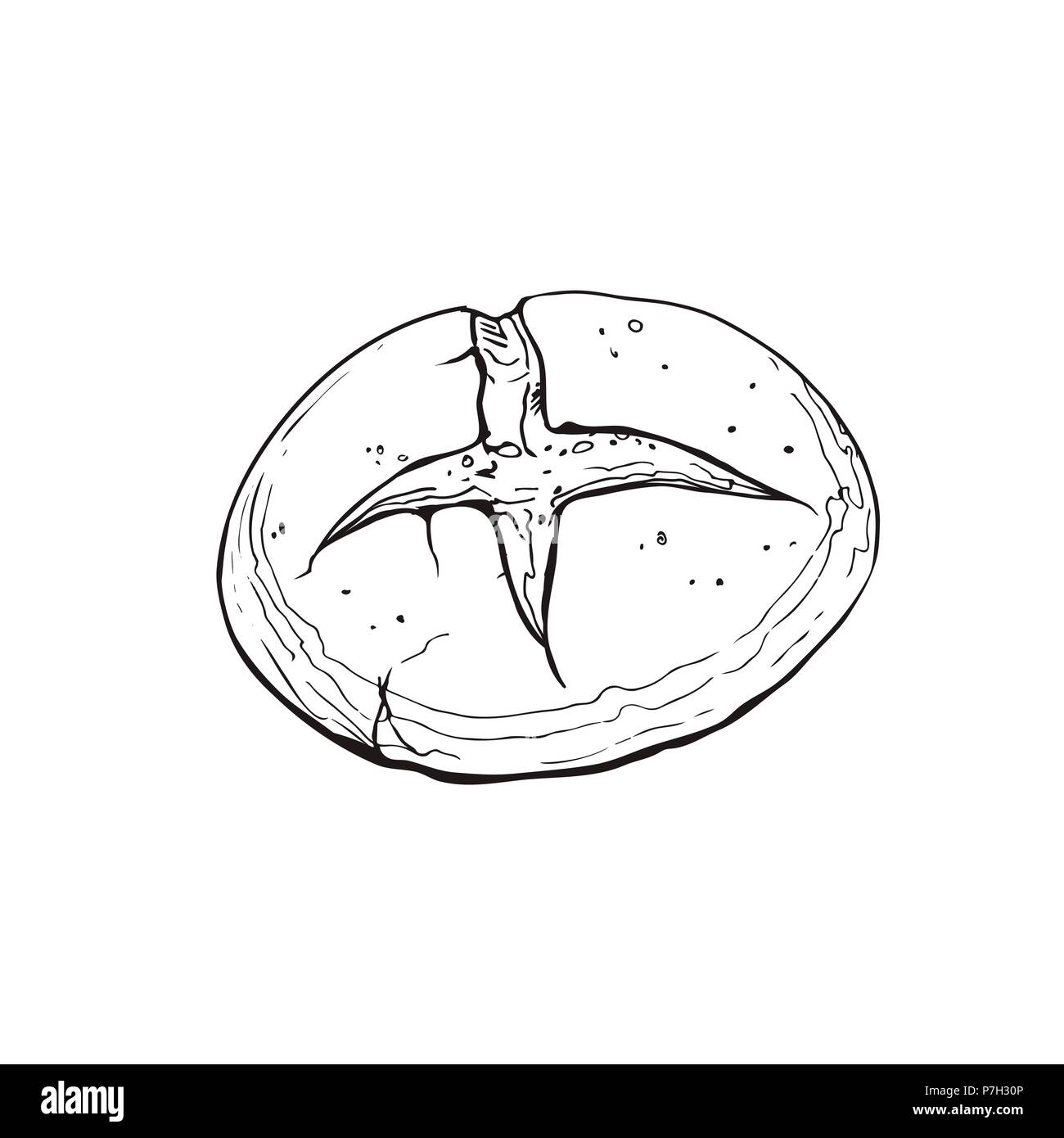 hand drawn bread Stock Vector Image & Art - Alamy