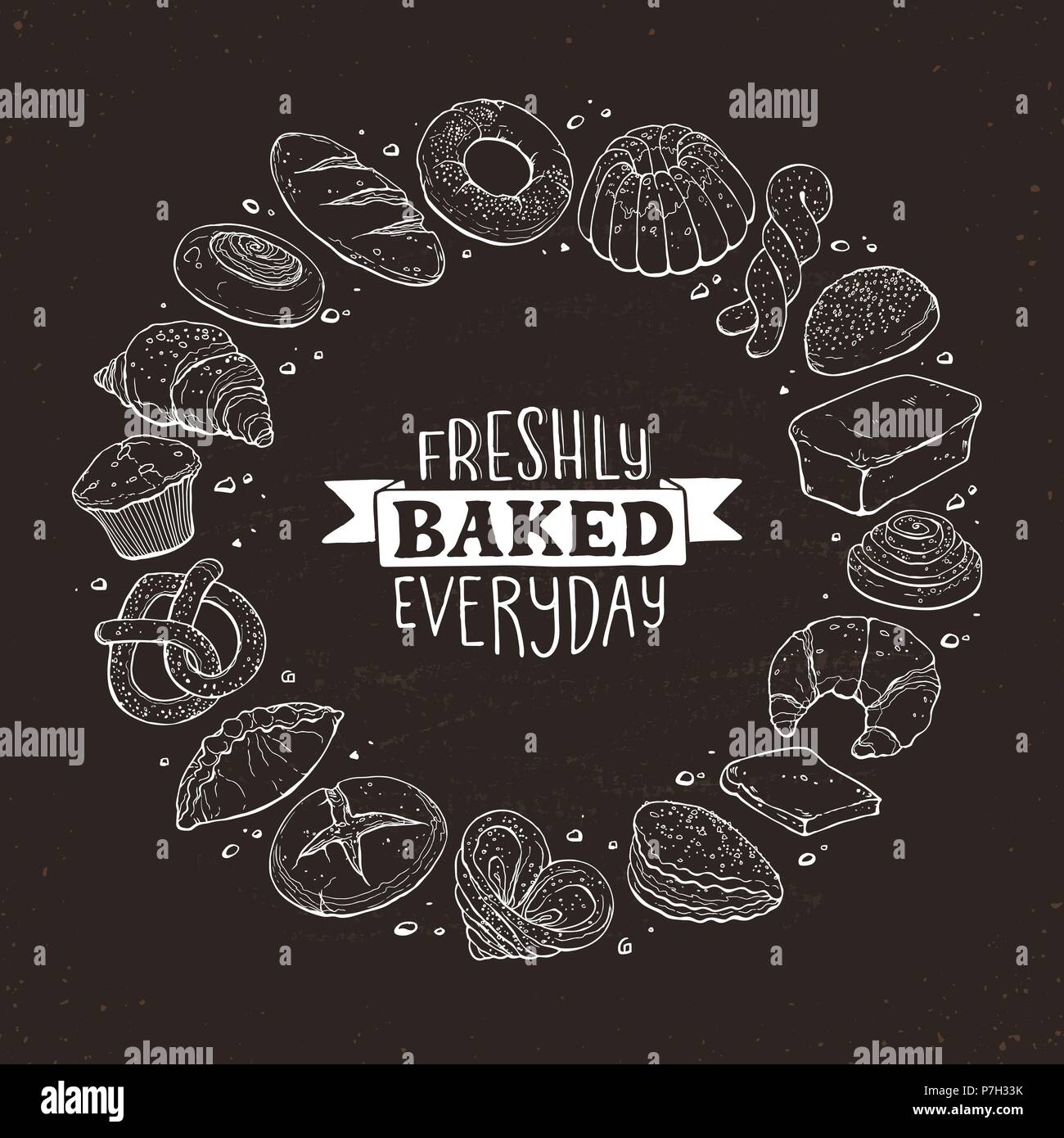 fresh bread poster Stock Vector Image & Art - Alamy