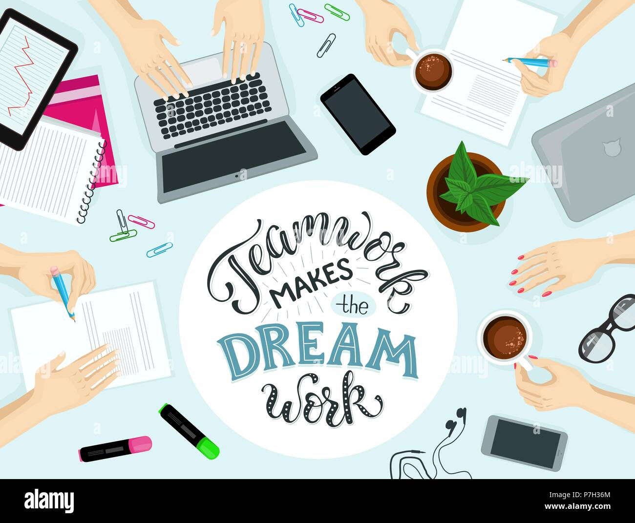 Successful business plan Stock Vector Images - Alamy