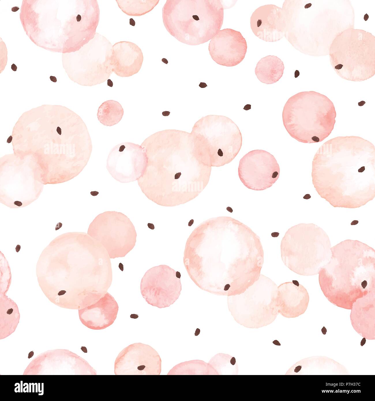watercolor circles pattern Stock Vector Image & Art - Alamy