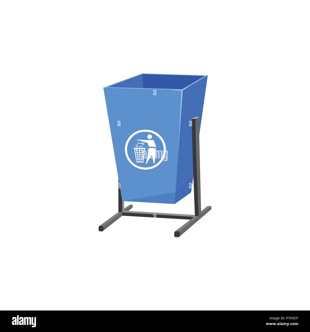 trash containers icon Stock Vector Image & Art - Alamy