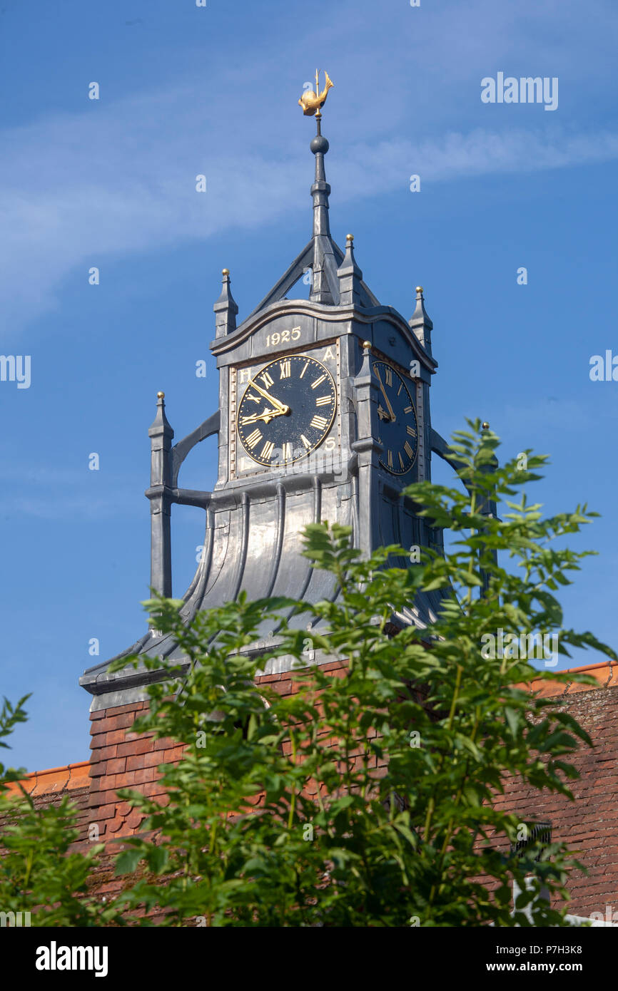 Goring village hall clock tower Stock Photo - Alamy