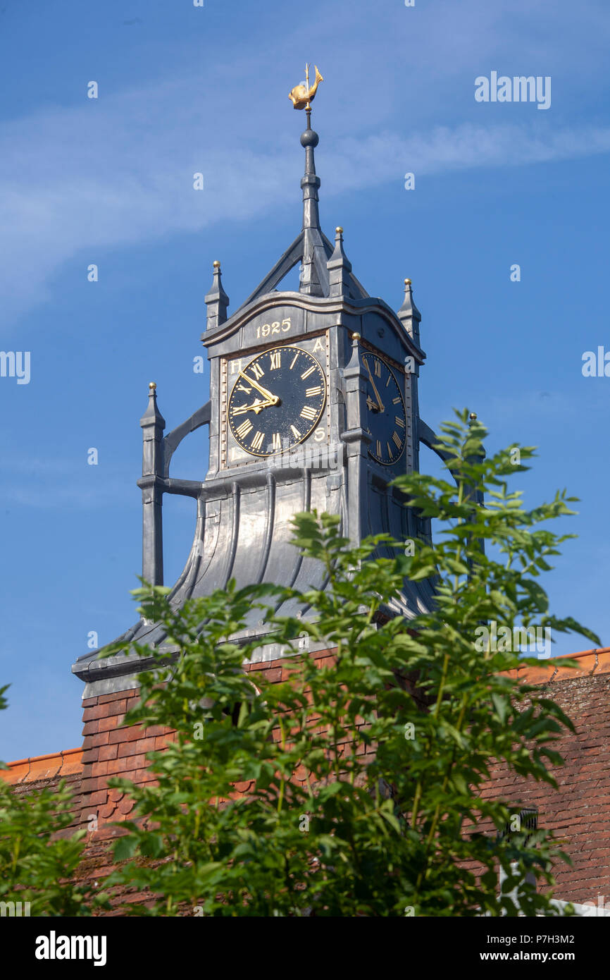 Goring village hall clock tower Stock Photo - Alamy