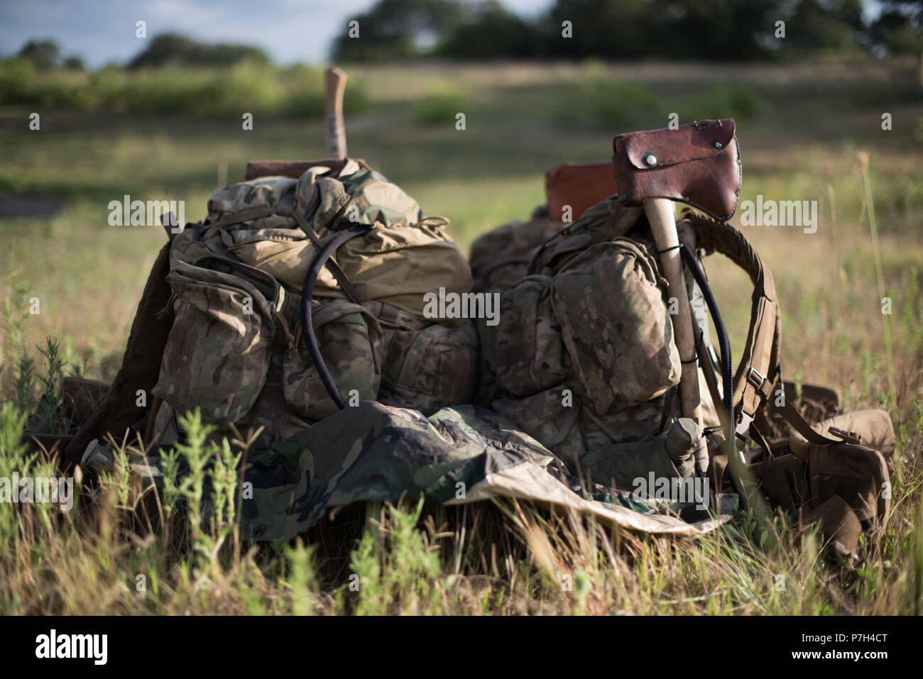 The pack of a student training to become a Survival, Evasion ...