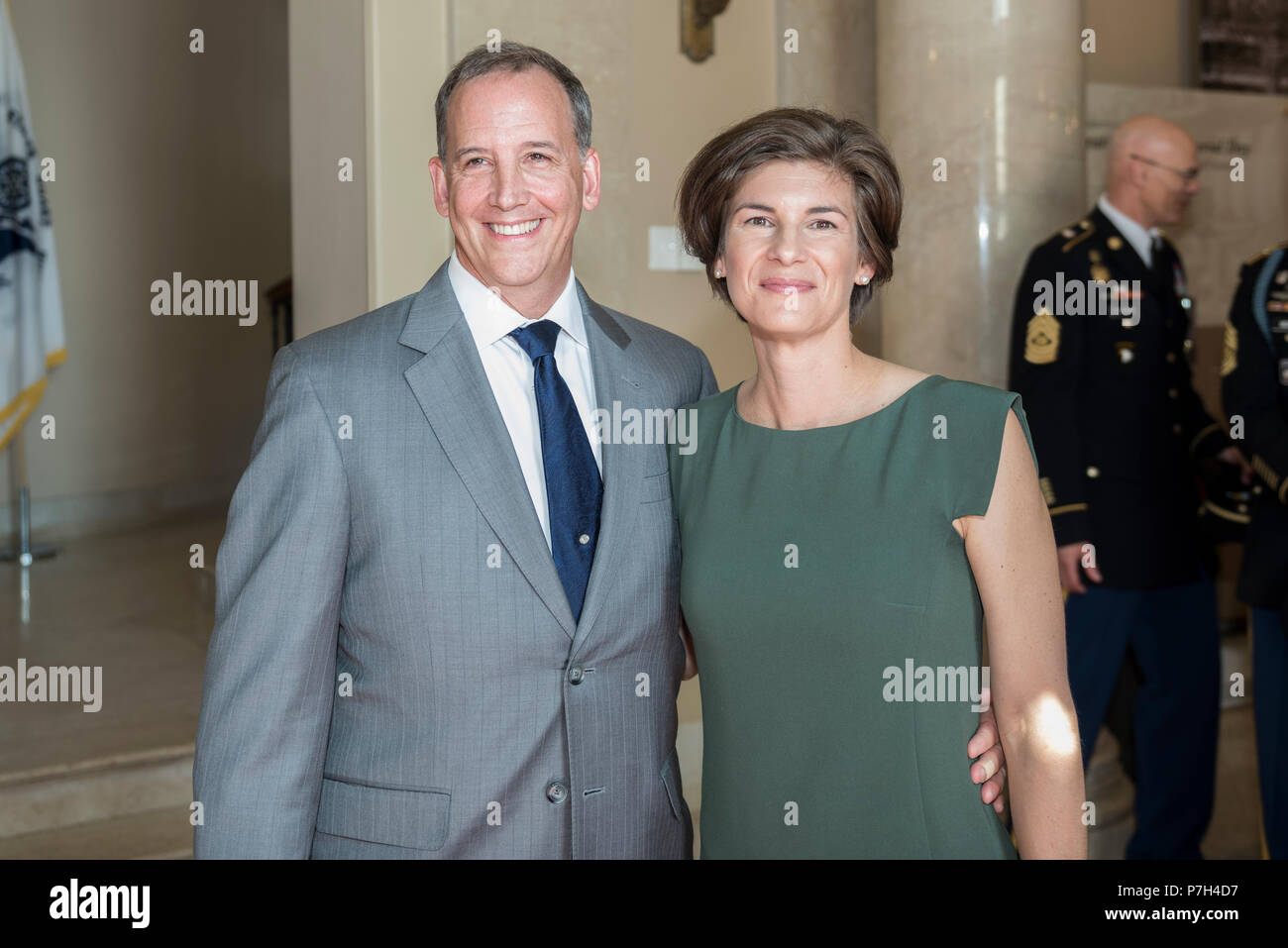 Gerald O’Keefe (left), Administrative Assistant to the Secretary of the ...