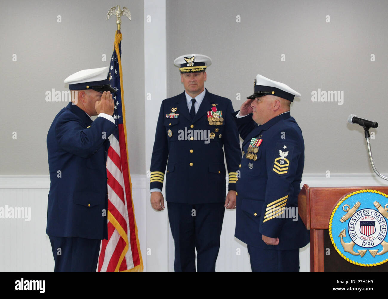 Coast Guard Master Chief Petty Officer Christopher Wright, officer in ...