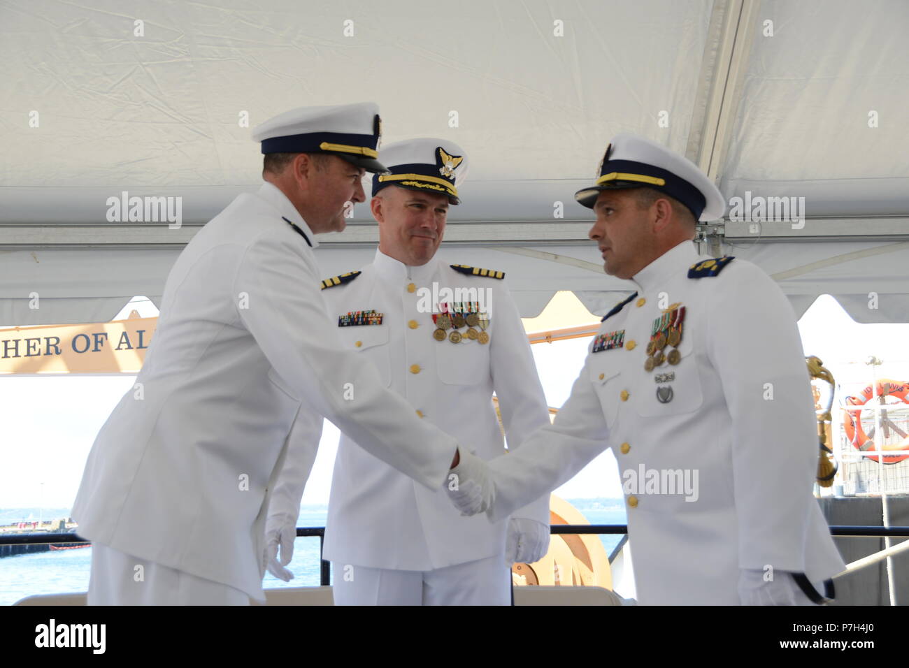 The Coast Guard Cutter Ida Lewis, a buoy tender homeported in Newport ...