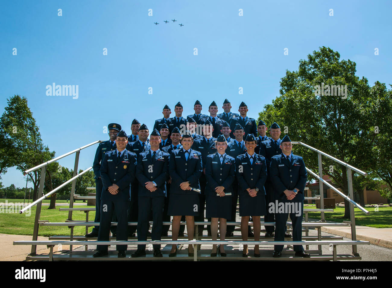 Specialized Undergraduate Pilot Training Class 18-11 stand as a ...