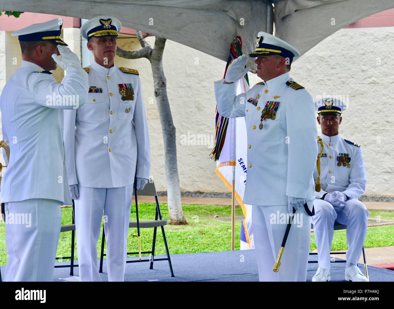 Capt. Ed Sheppard formally transfers command of Coast Guard Base ...