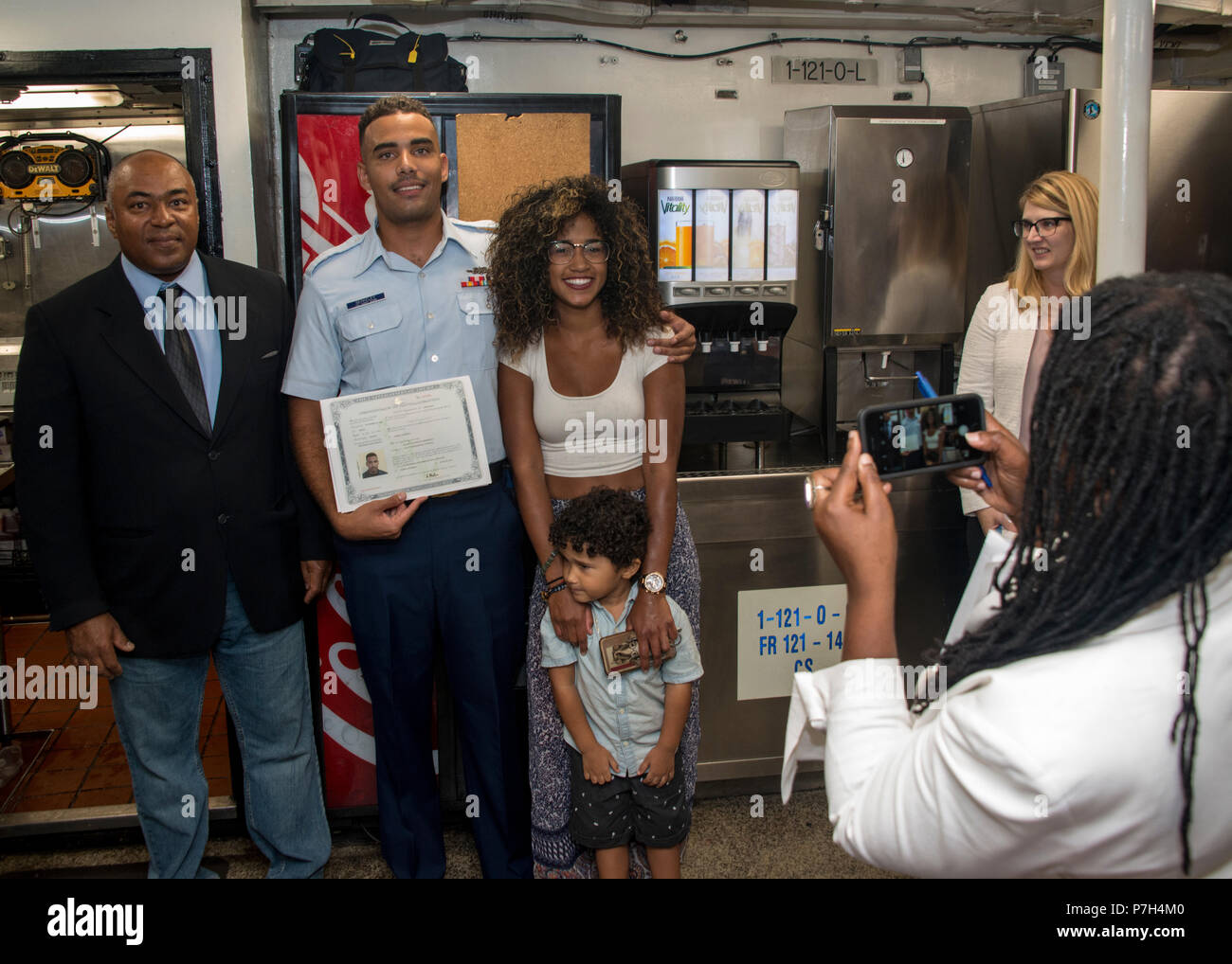 Seaman Kenwyn Berkeley, crewmember aboard Coast Guard Cutter Resolute ...