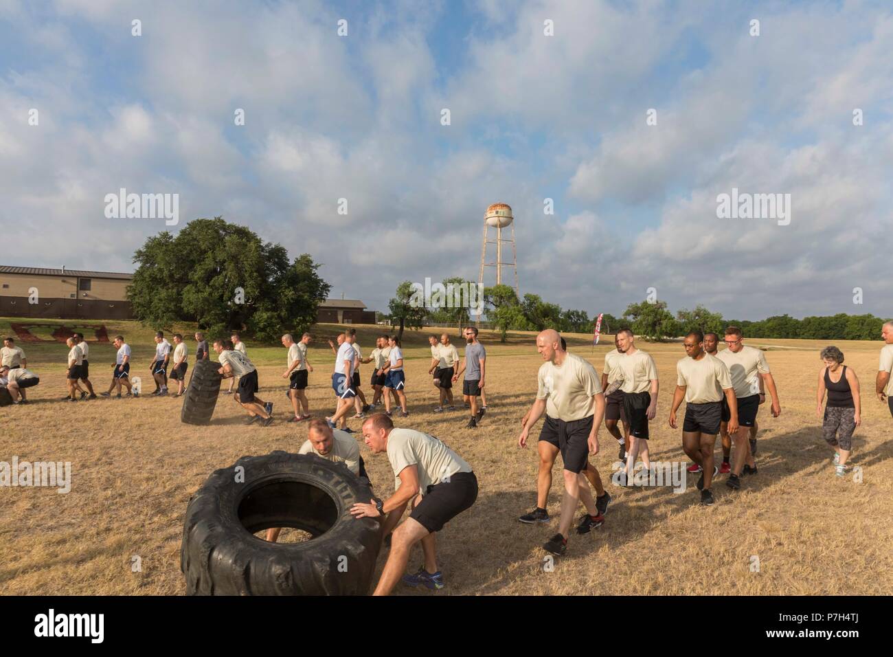 Special Operations Air Force recruiters take part in various physical ...