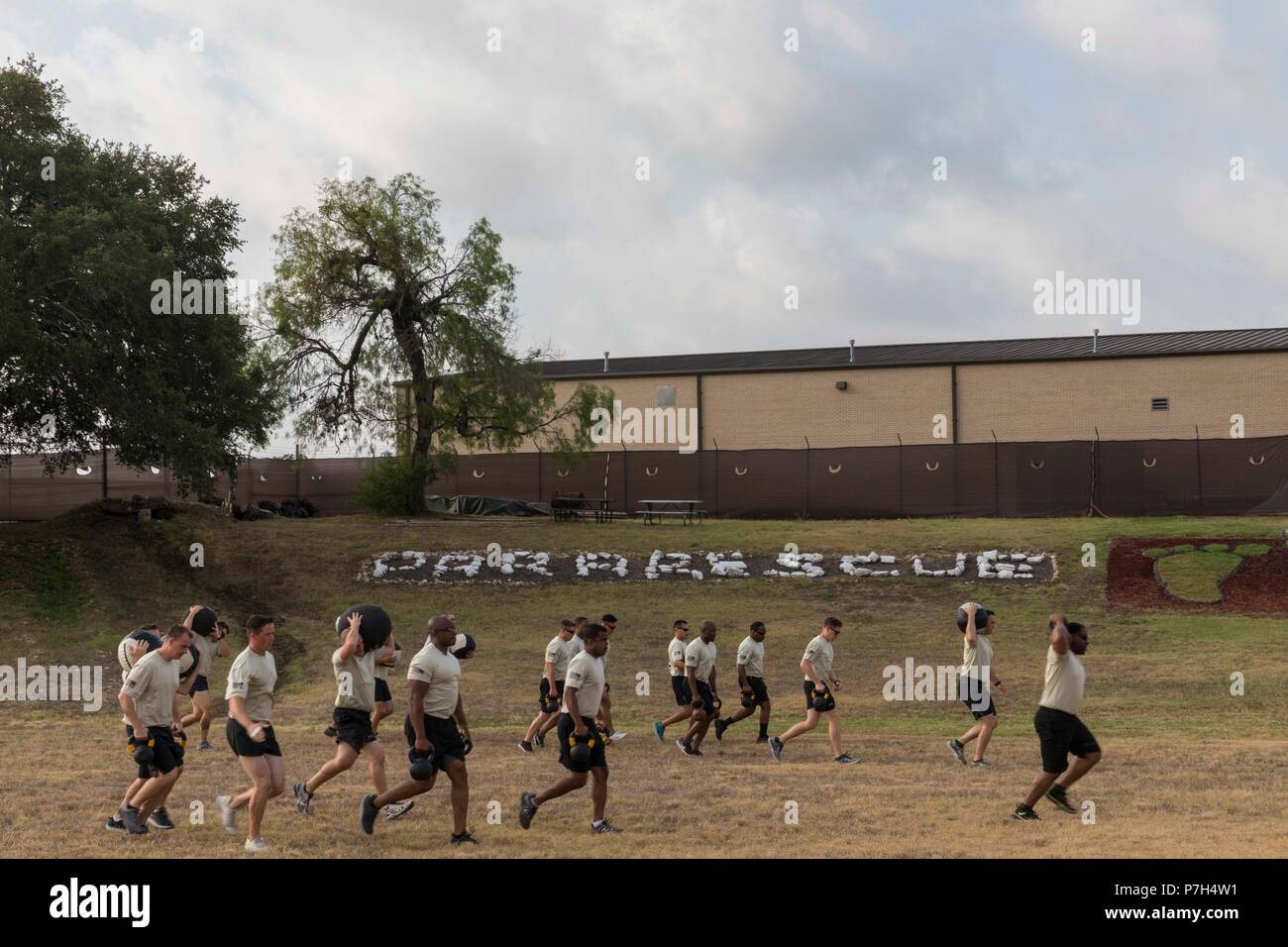 Special Operations Air Force recruiters take part in various physical ...