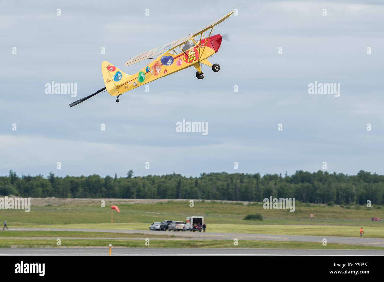 An Interstate Cadet flown by Kent Pietsch, premier airshow performer ...