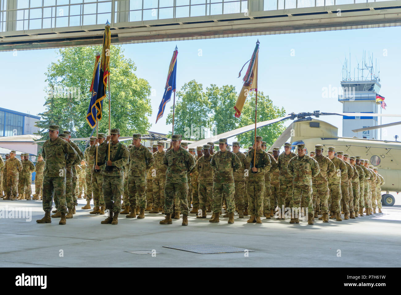 Col. Scott Gallaway, commander of the 4th Combat Aviation Brigade, 4th ...