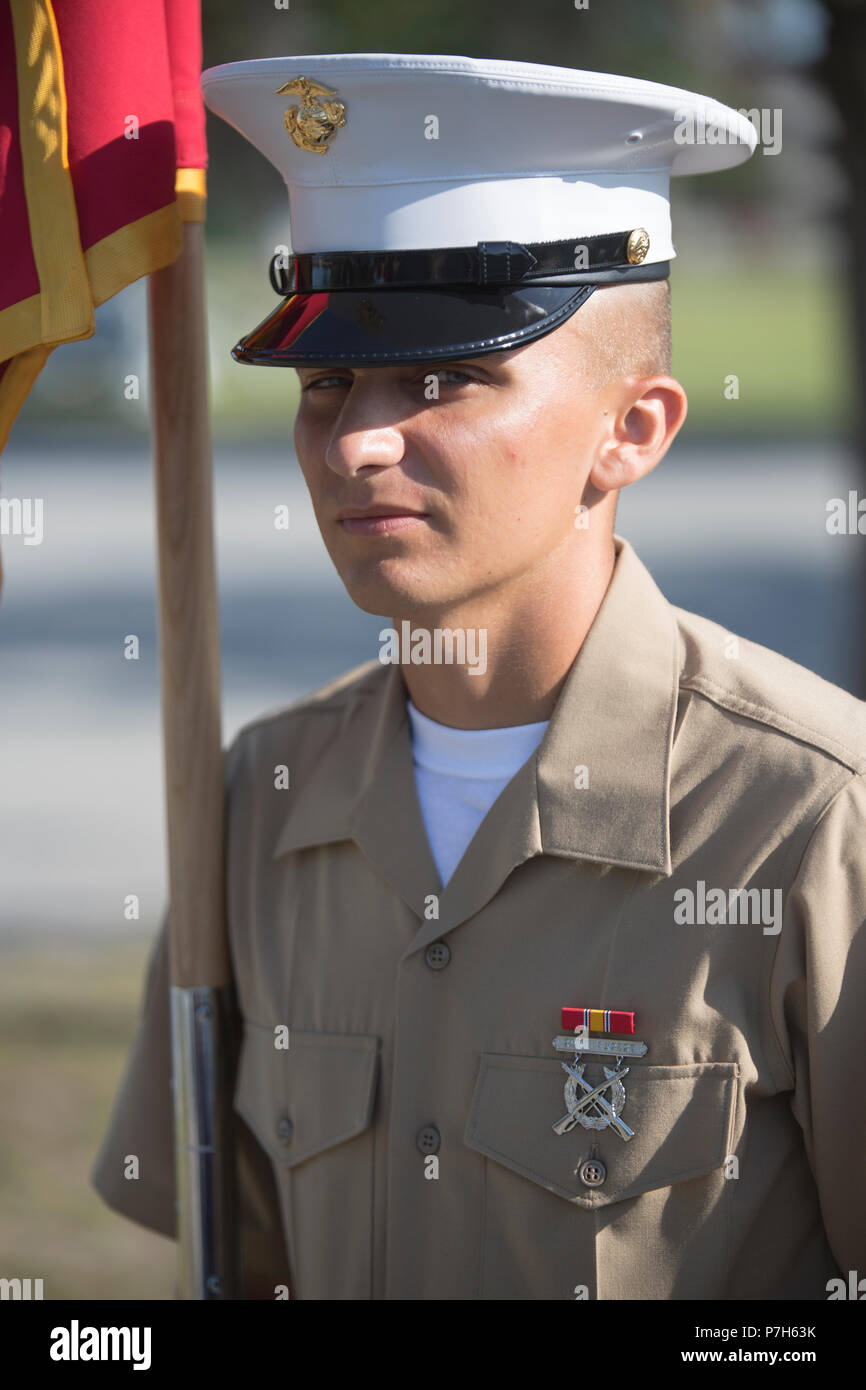 U.S. Marine Corps Pfc. Ryan Harder is the honor graduate for Platoon ...