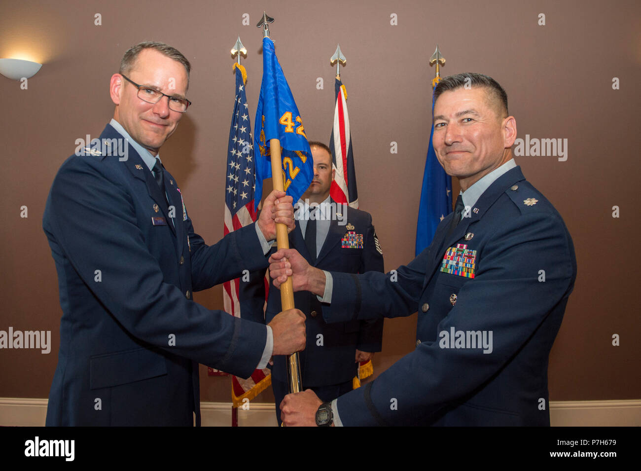 U.S. Air Force Col. Robert Heil assumed command of the 422nd Medical ...