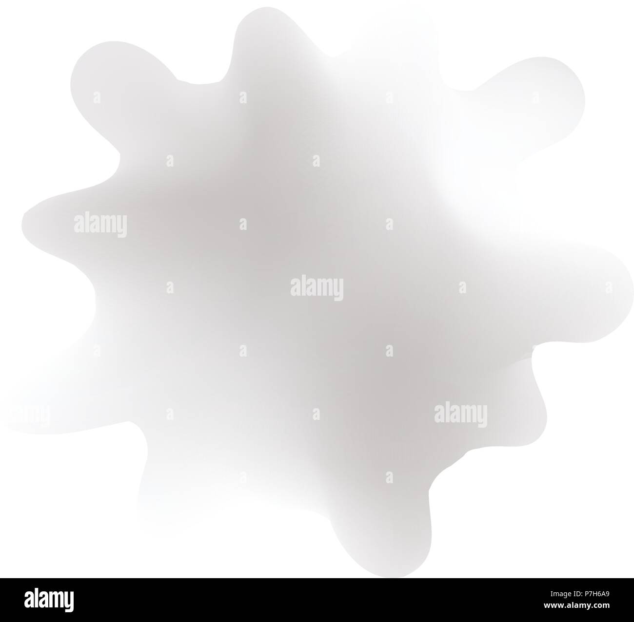 Virus white abstract 3D shape. Bacteria, vector illustration. Viral ...