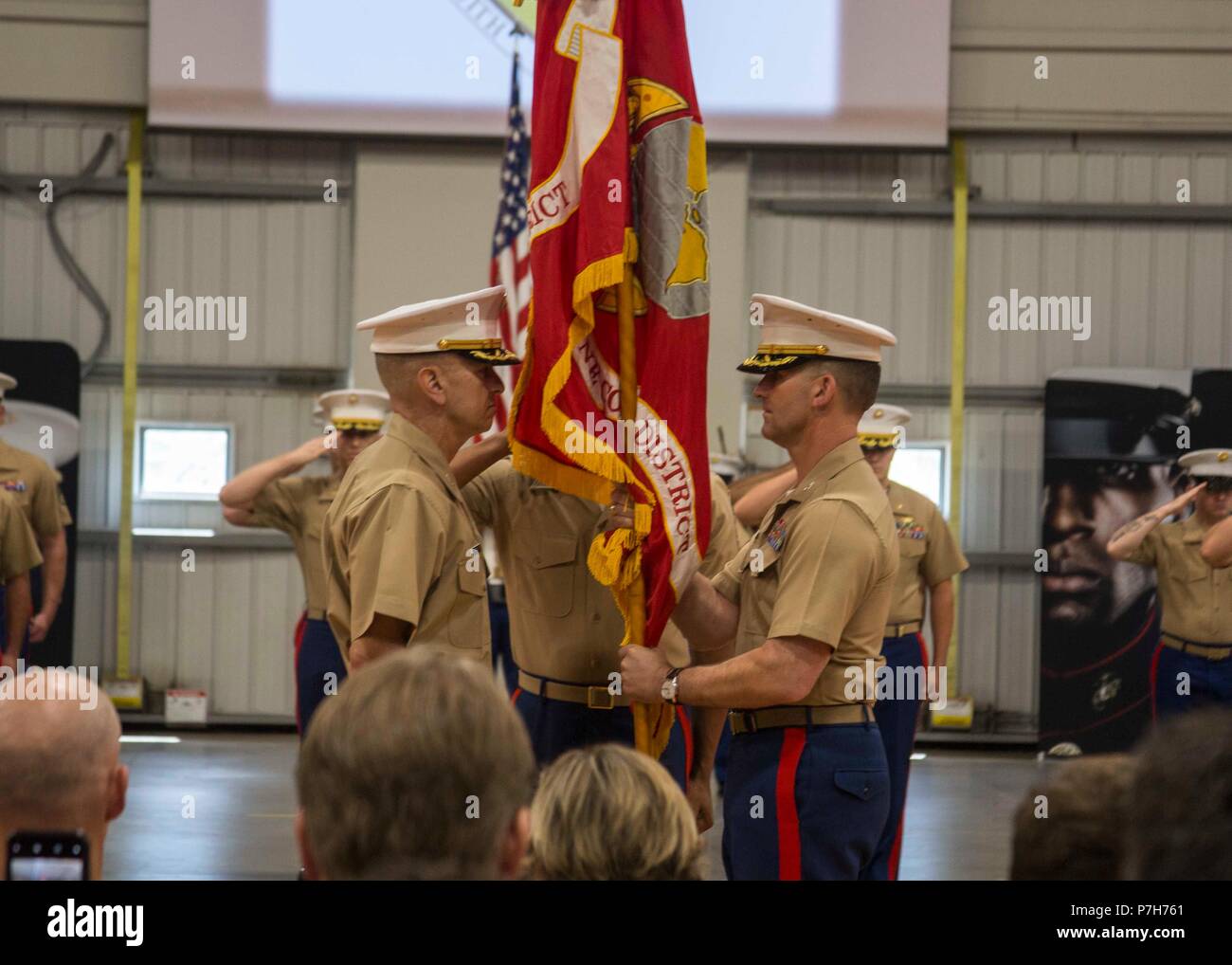 Colonel Jeffrey C. Smitherman, the outgoing Commanding Officer of 6th ...