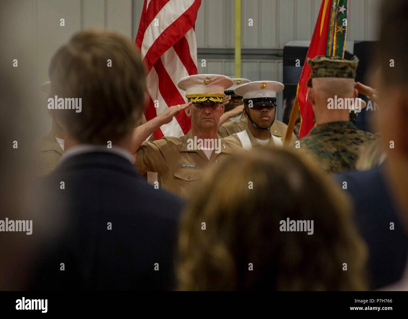 Colonel Jeffrey C. Smitherman, the outgoing Commanding Officer of 6th ...