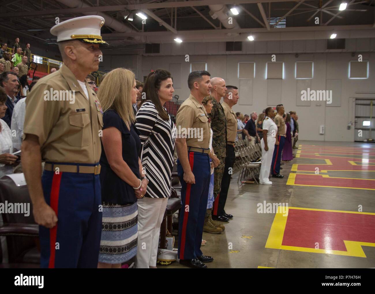 U.S. Marines with 6th Marine Corps District (MCD), participate in the ...