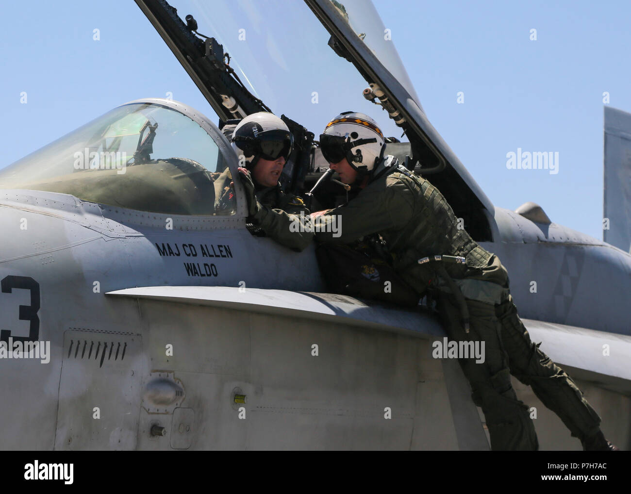 Maj. Gen. Mark R. Wise, commanding general for 3rd Marine Aircraft Wing ...