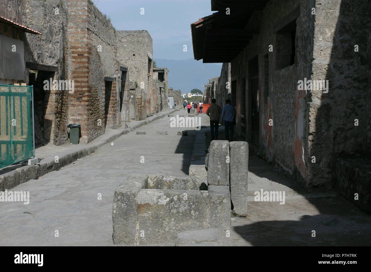 CALLE DE POMPEYA. Location: EXTERIOR, ITALIA Stock Photo - Alamy