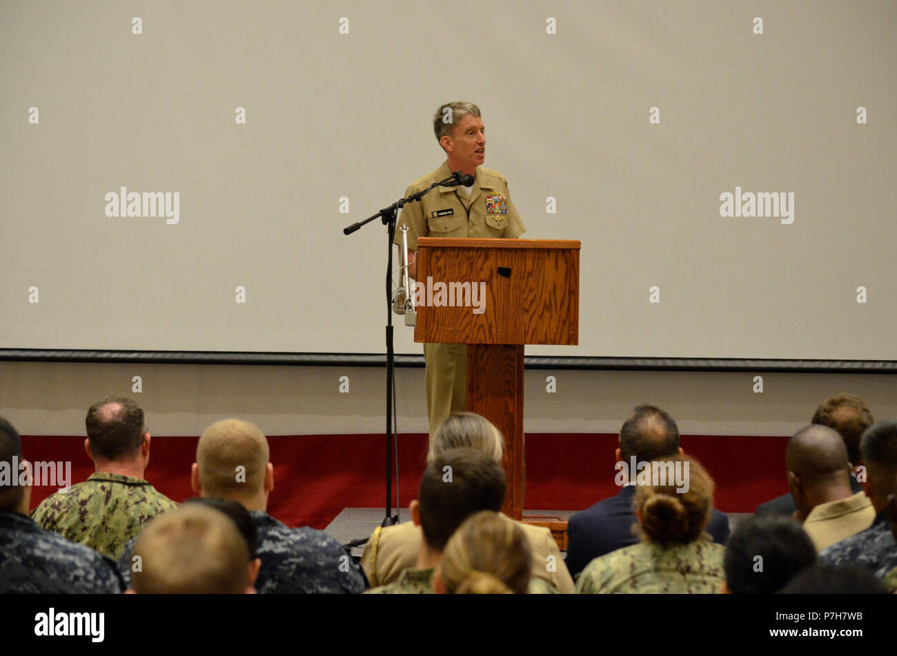 Capt. Cameron Fisher, Naval Information Force’s (NAVIFOR) chaplain, was ...
