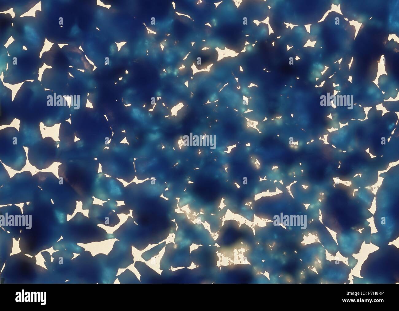 BLUE CHEMICAL SUBSTANCE Stock Photo - Alamy