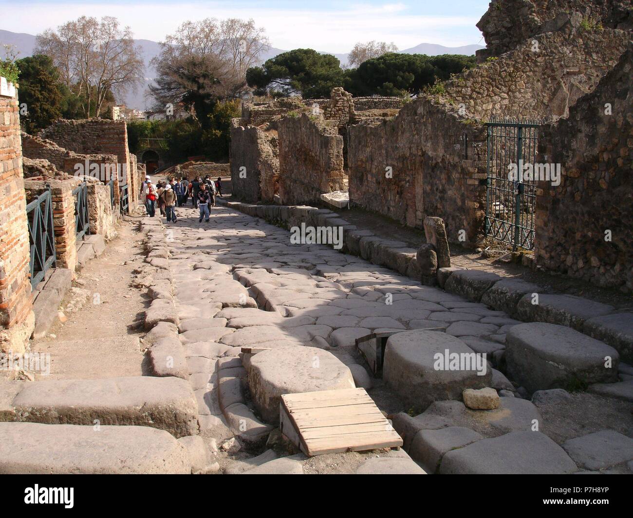 CALLE DE POMPEYA. Location: EXTERIOR, ITALIA Stock Photo - Alamy
