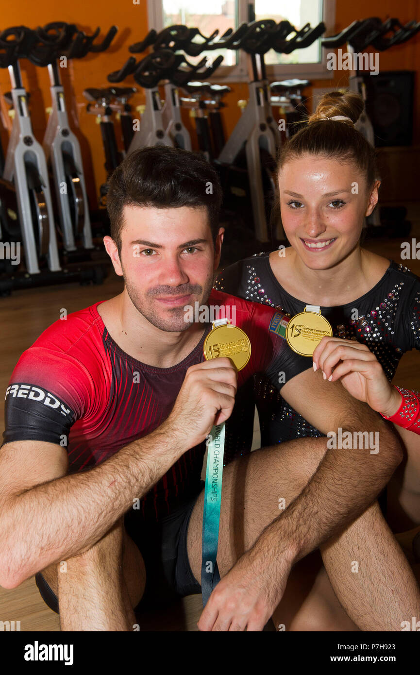 Vimercate - Aerobic Gymnastics, - Michela Castoldi and Davide Donati ...