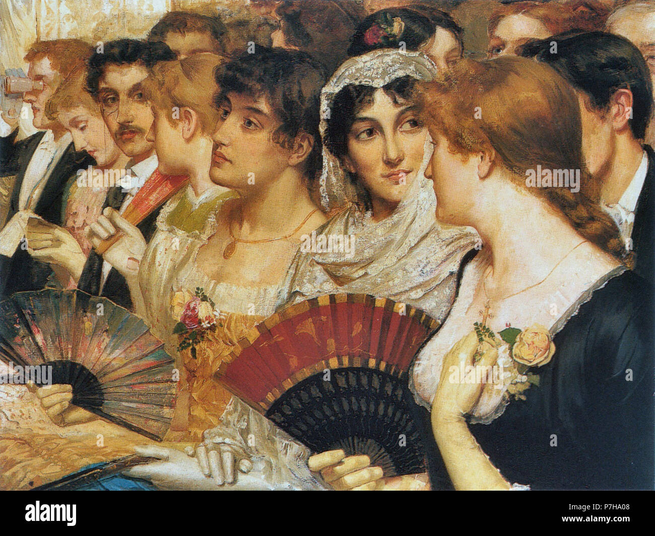 Holyoake William - in the Front Row at the Opera Stock Photo - Alamy