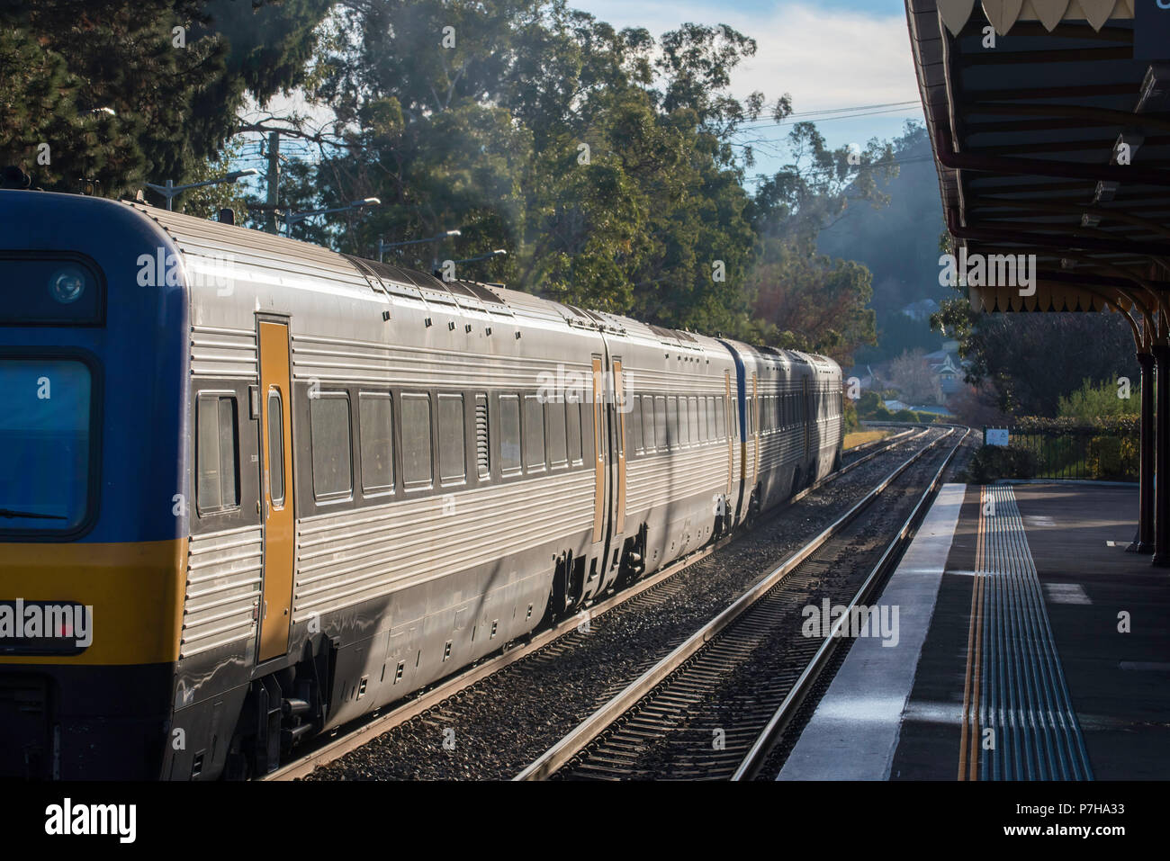 The four car passenger train hi-res stock photography and images - Alamy