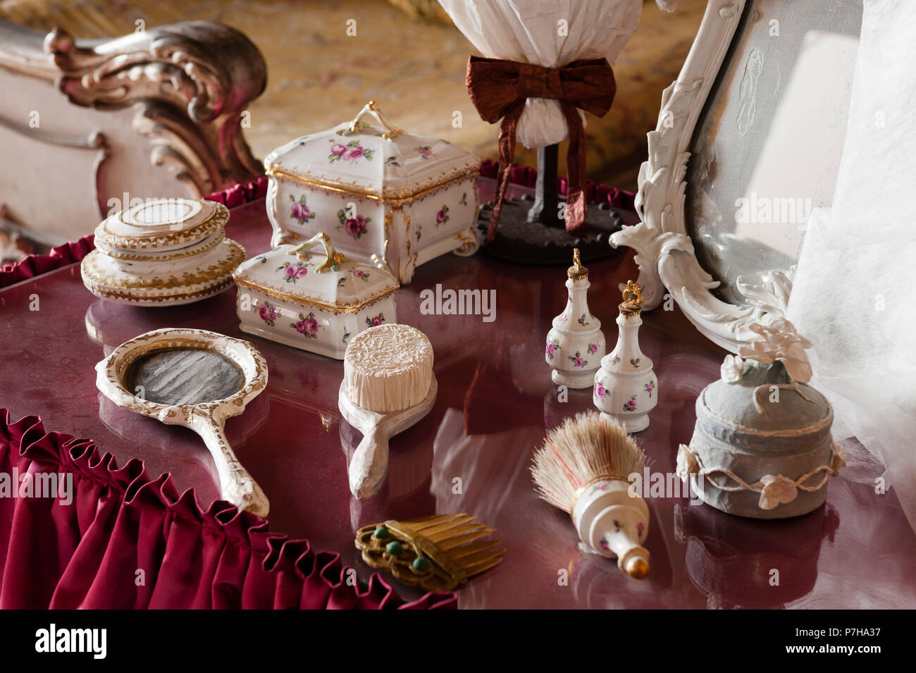 Paper sculpture of objects on dressing table Stock Photo - Alamy