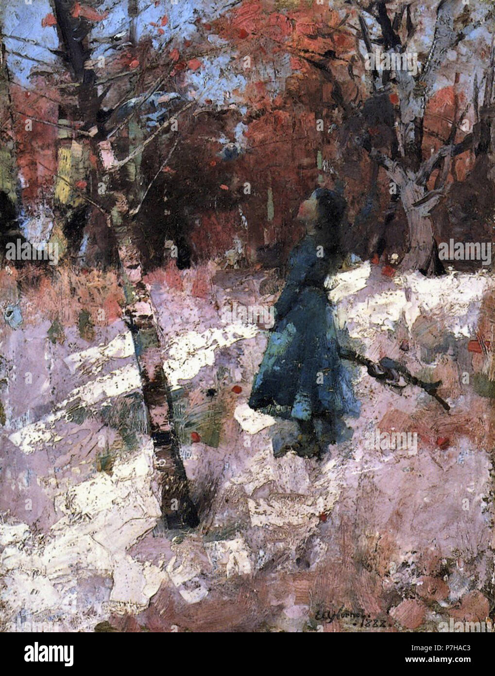 Hornel Edward Atkinson - Autumn 2 Stock Photo - Alamy