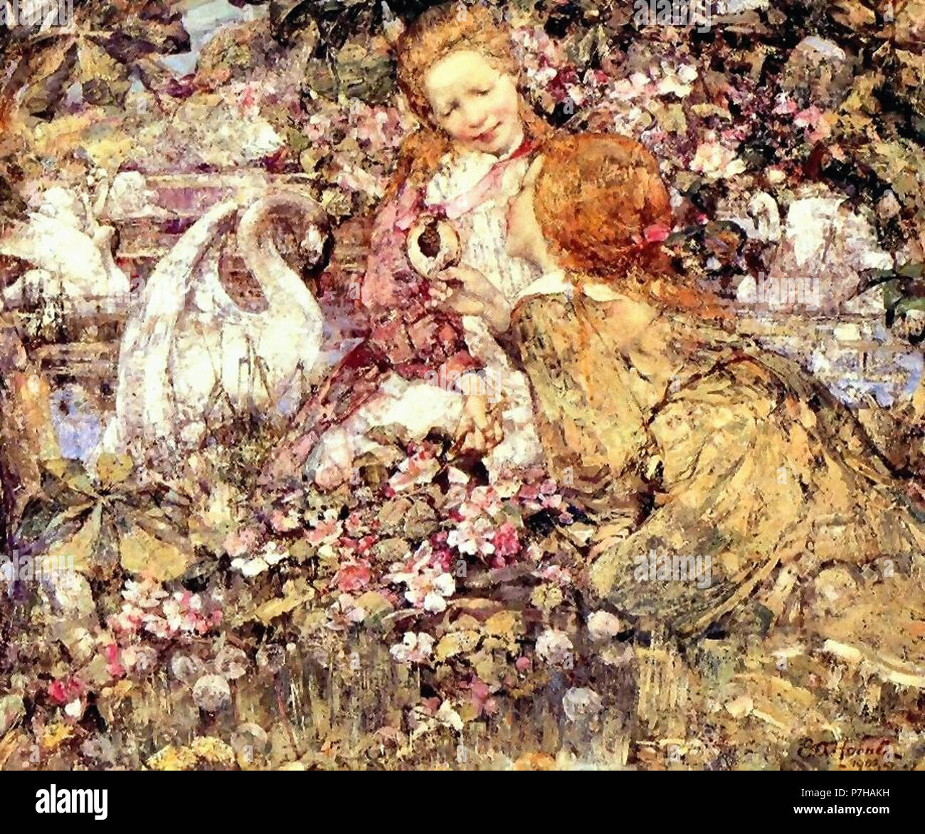 Edward atkinson hornel hi-res stock photography and images - Alamy