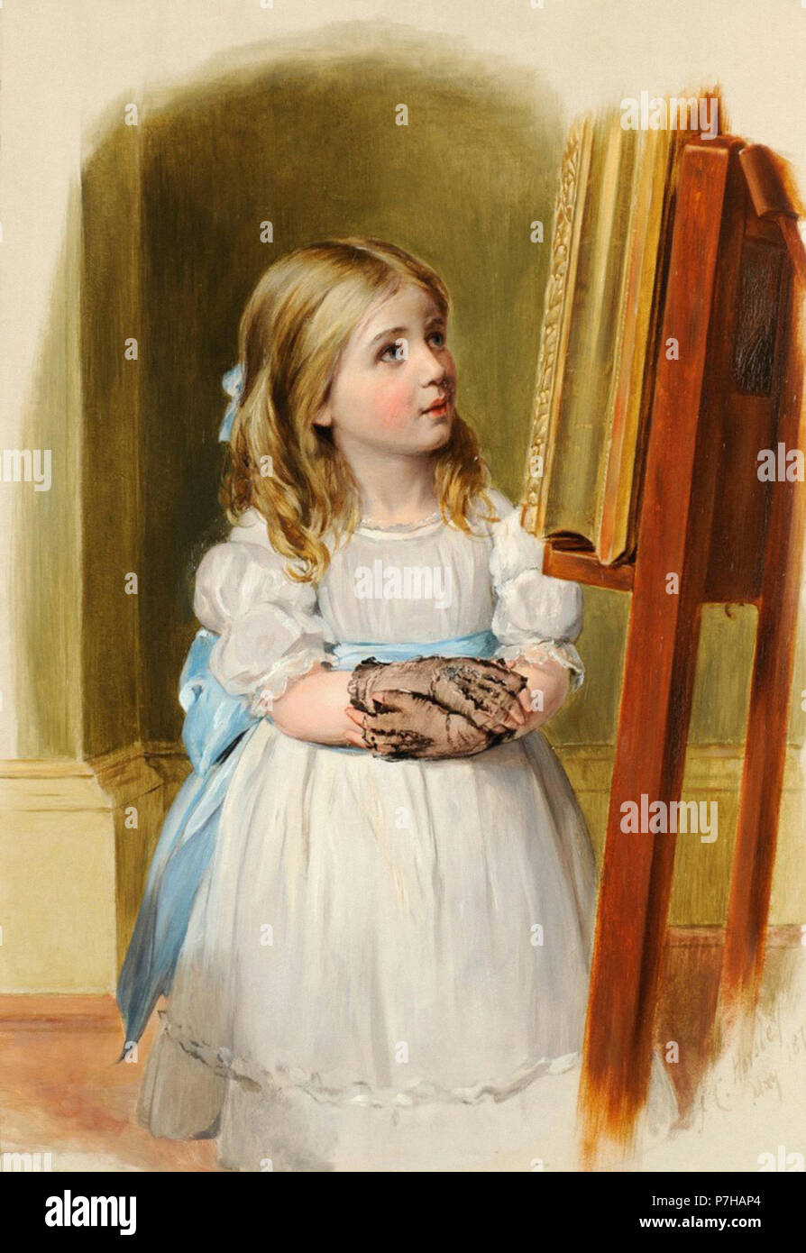 Horsley John Calcott - Celia Brunel James Stock Photo - Alamy