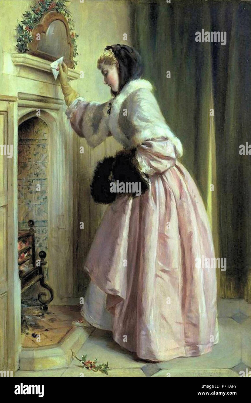 Horsley John Calcott - Madame Se Chauffe Stock Photo - Alamy