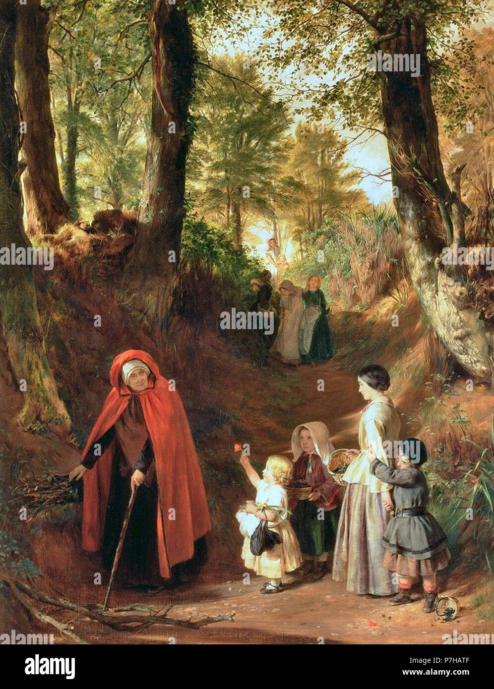 Horsley John Calcott - Youth and Age Stock Photo - Alamy