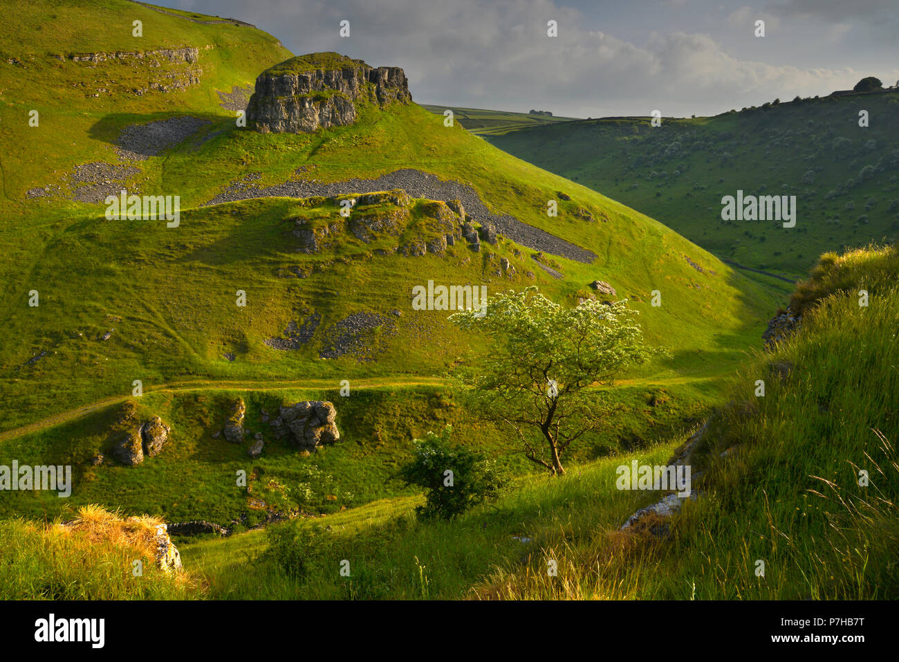 Cressbrook dale peak district hi-res stock photography and images - Alamy