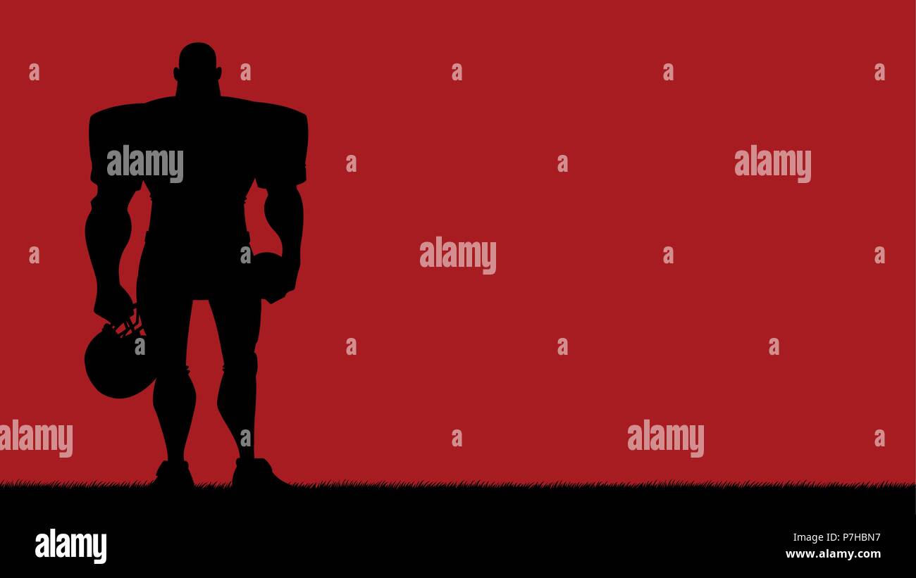 Cartoon american football ball man hi-res stock photography and images ...