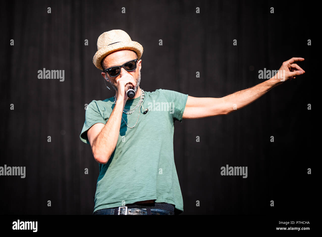 Firenze, Italy. 24th June, 2017. The Italian singer Samuel Romano ...