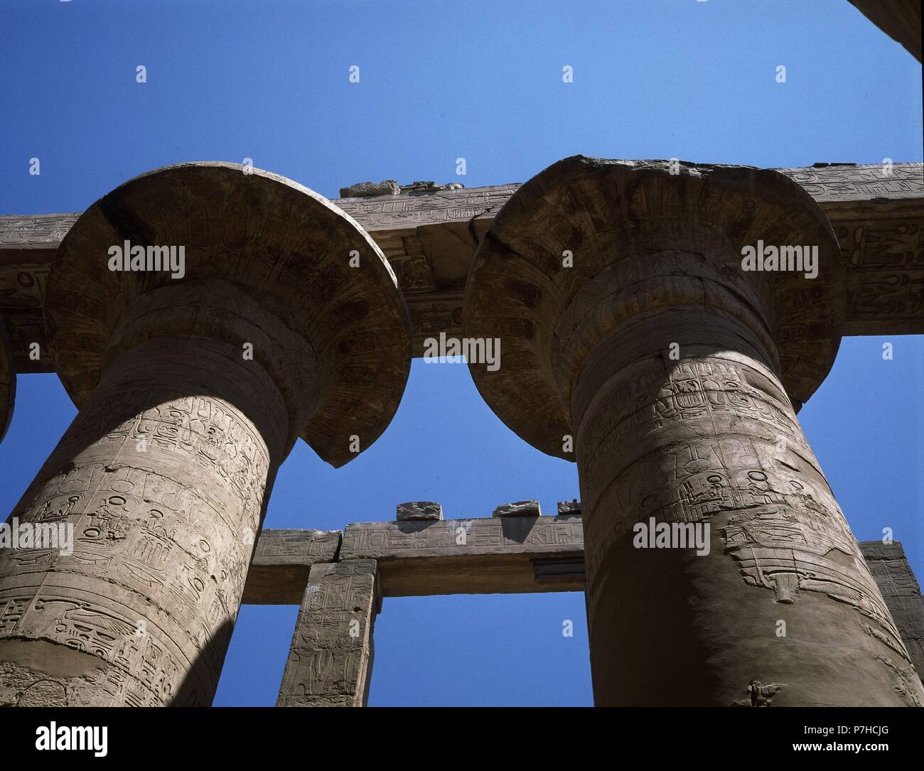 SALA HIPOSTILA - PARTE ALTA DE COLUMNAS CENTRALES ALTAS. Location ...