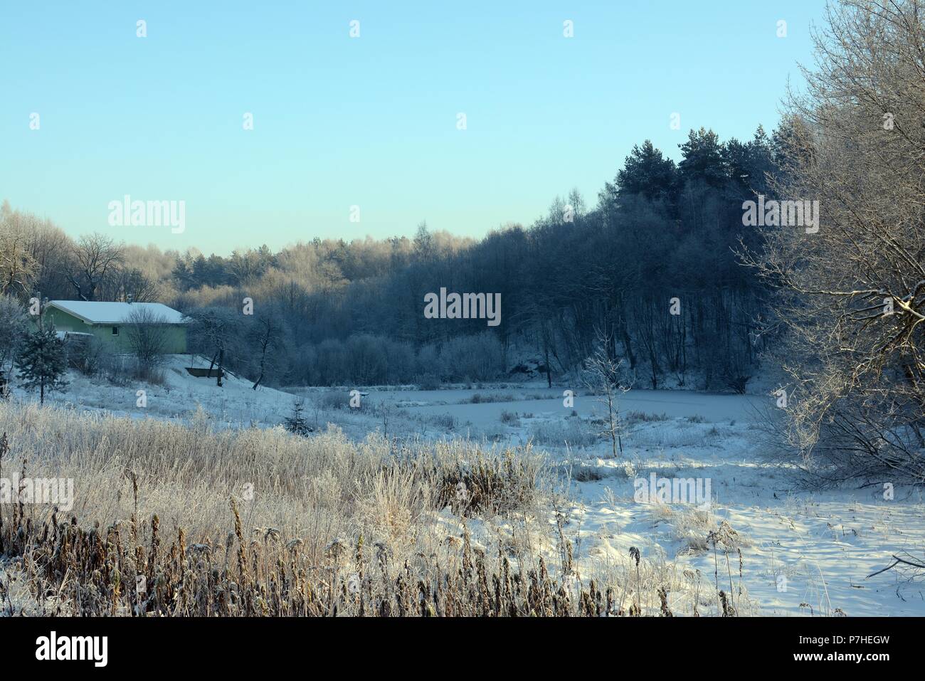 Winter time in Lithuania Stock Photo - Alamy