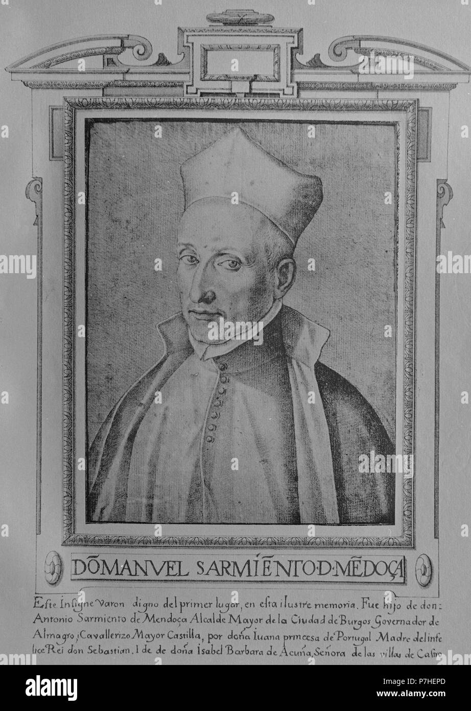 MANUEL SARMIENTO DE MENDOZA (1580-1650) - LIBRO DE RETRATOS DE ILUSTRES ...