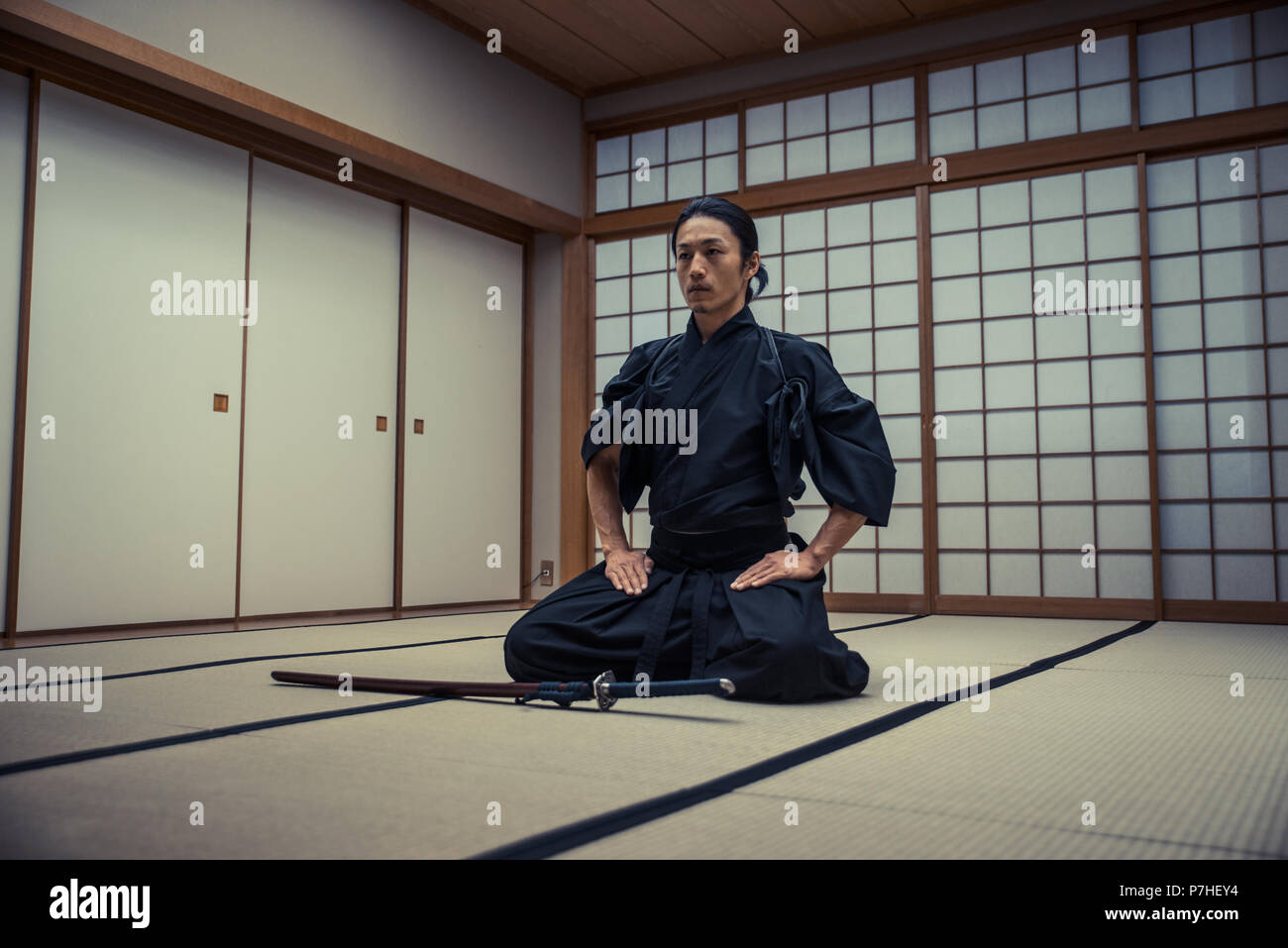 Samurai training kyoto hi-res stock photography and images - Alamy