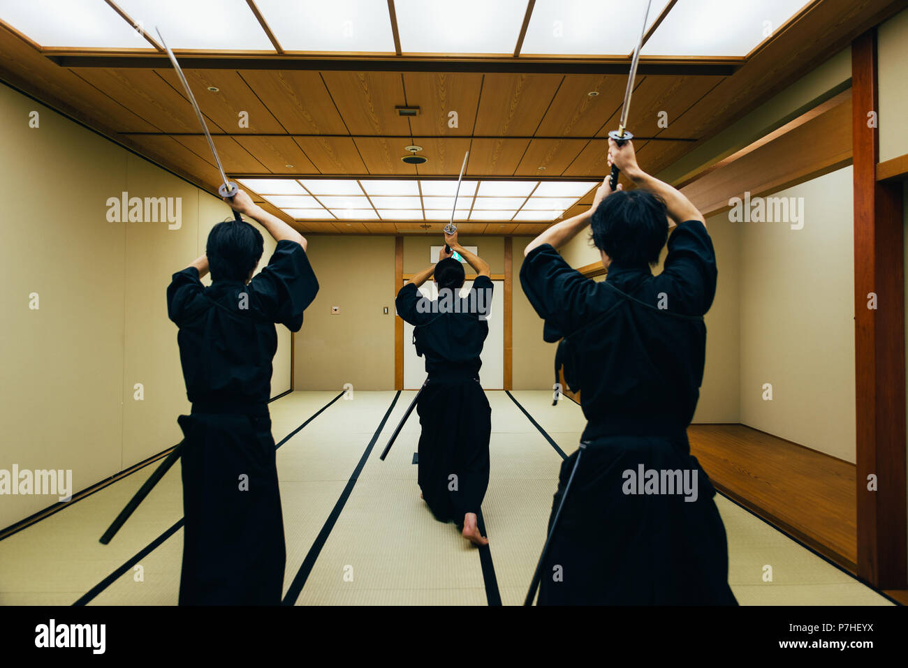 Samurai training kyoto hi-res stock photography and images - Alamy
