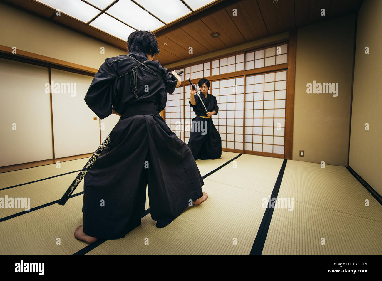 Samurai training kyoto hi-res stock photography and images - Alamy