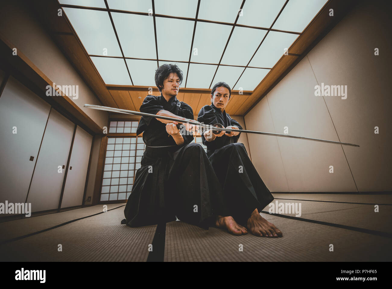 Samurai training kyoto hi-res stock photography and images - Alamy