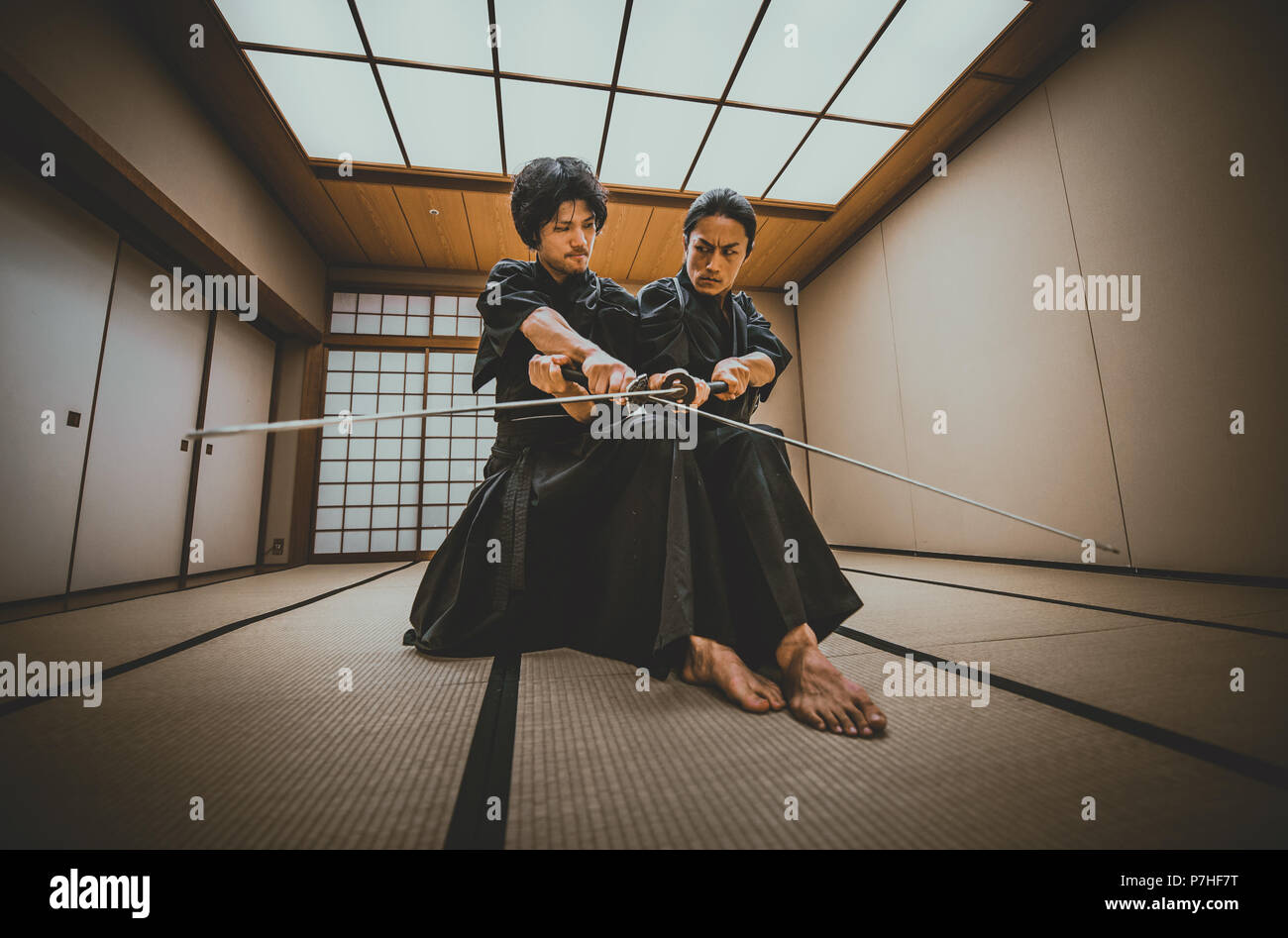 Samurai training kyoto hi-res stock photography and images - Alamy
