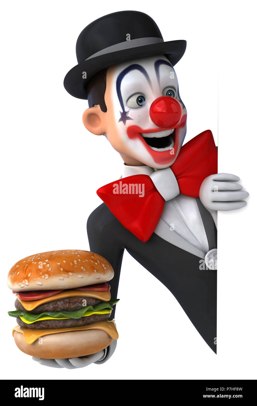 Hamburger happy clown hi-res stock photography and images - Alamy